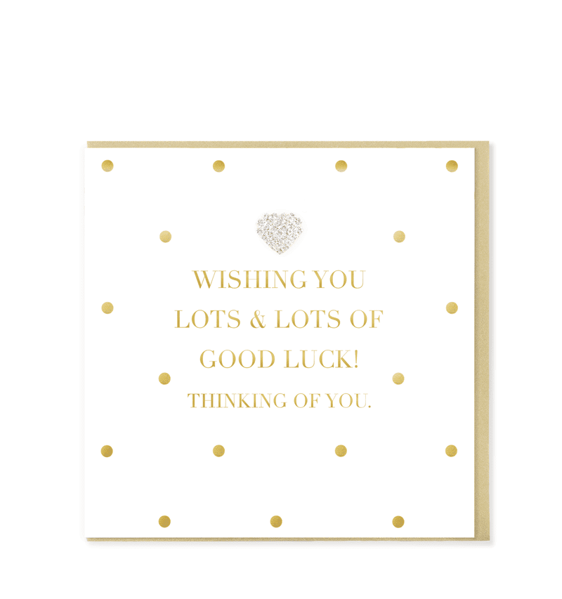 Wishing You Lots Of Good Luck Card – Scarlet Ribbons