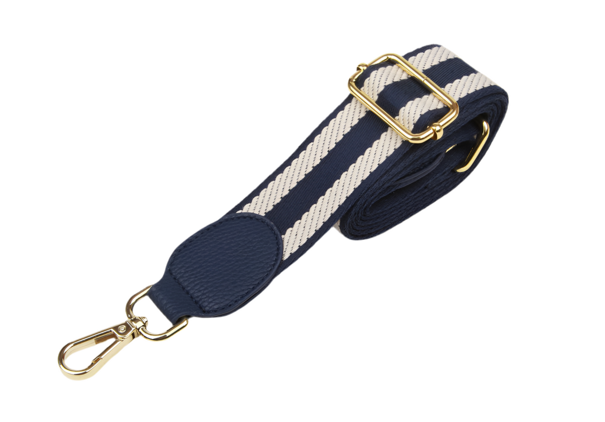 Alice Wheeler Navy and White Woven Bag Strap – Scarlet Ribbons