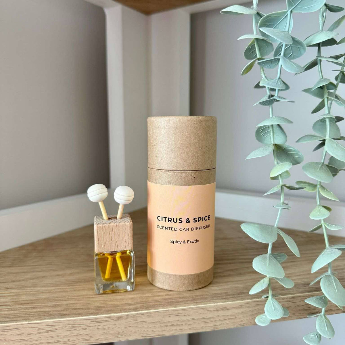 Luxury car fragranced diffuser - Citrus & Spice – Scarlet Ribbons