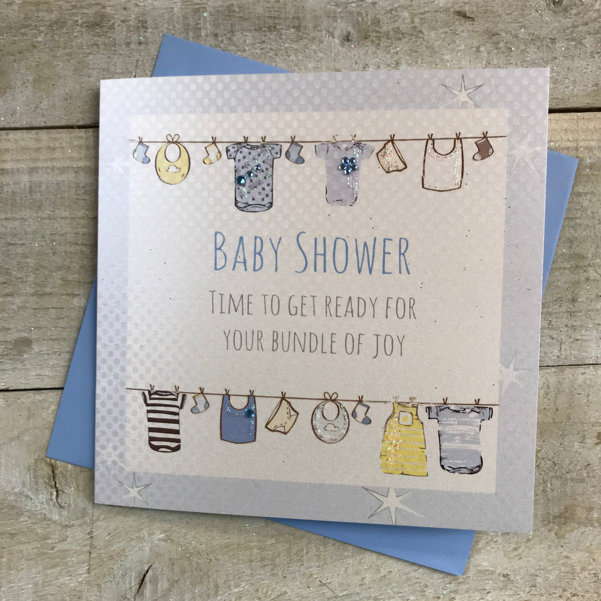 Baby Shower Card - Washing Line – Scarlet Ribbons
