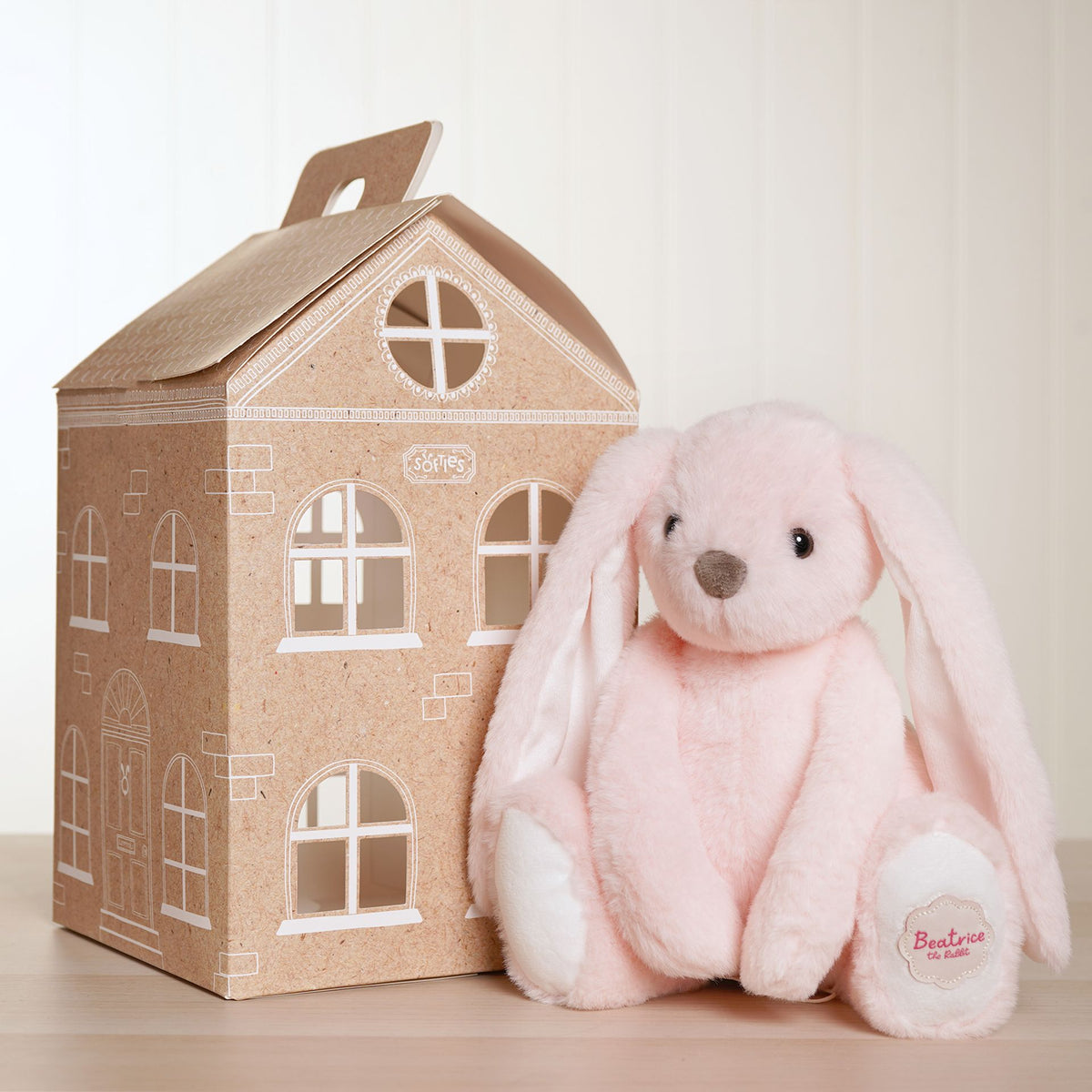 Beatrice Plush Pink Bunny 30cm – Scarlet Ribbons