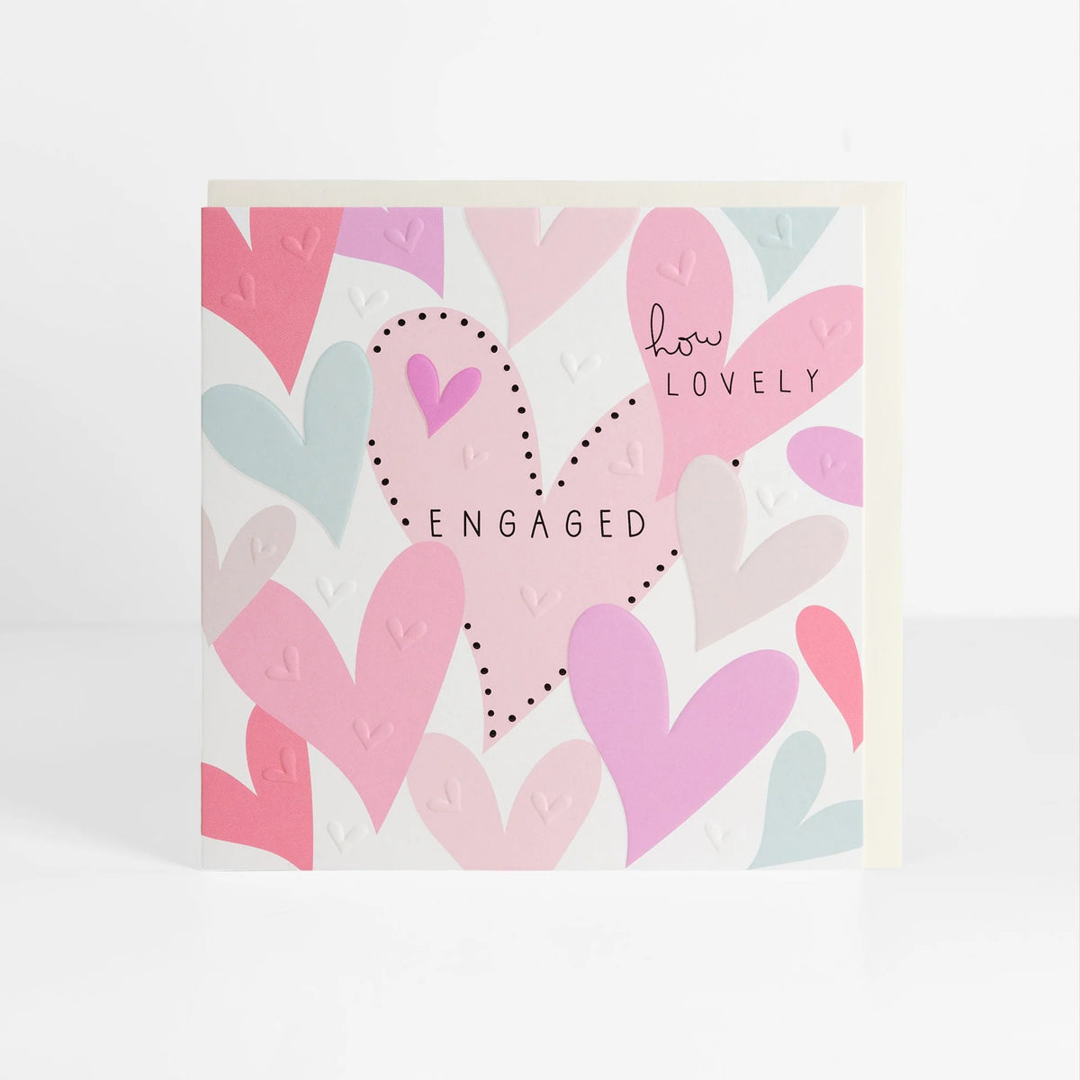 Engaged How Lovely Card – Scarlet Ribbons
