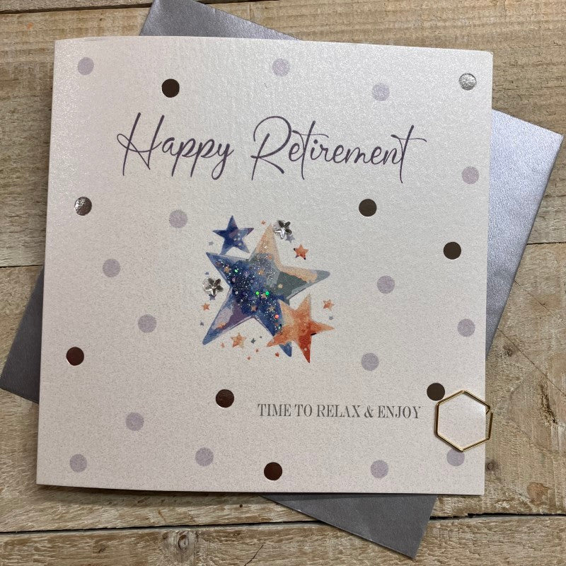 Happy Retirement Card - Star – Scarlet Ribbons