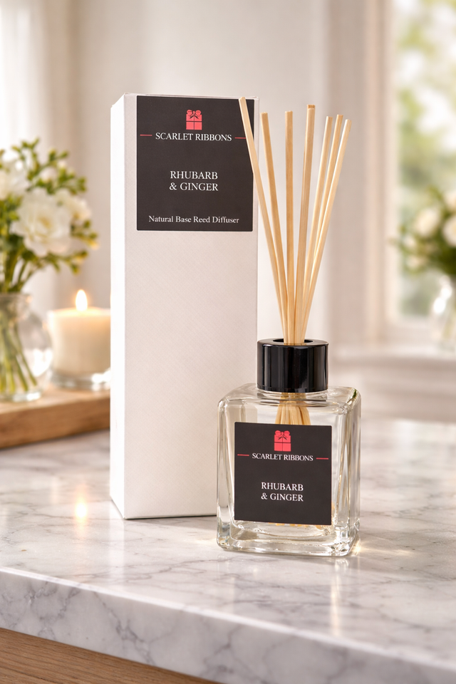 Scarlet Ribbons Reed Diffuser - Rhubarb & Ginger